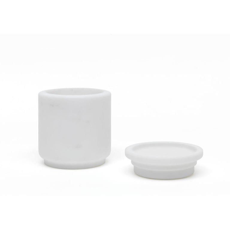 Pyxis, Medium Pot, White by Ivan Colominas For Sale at 1stDibs