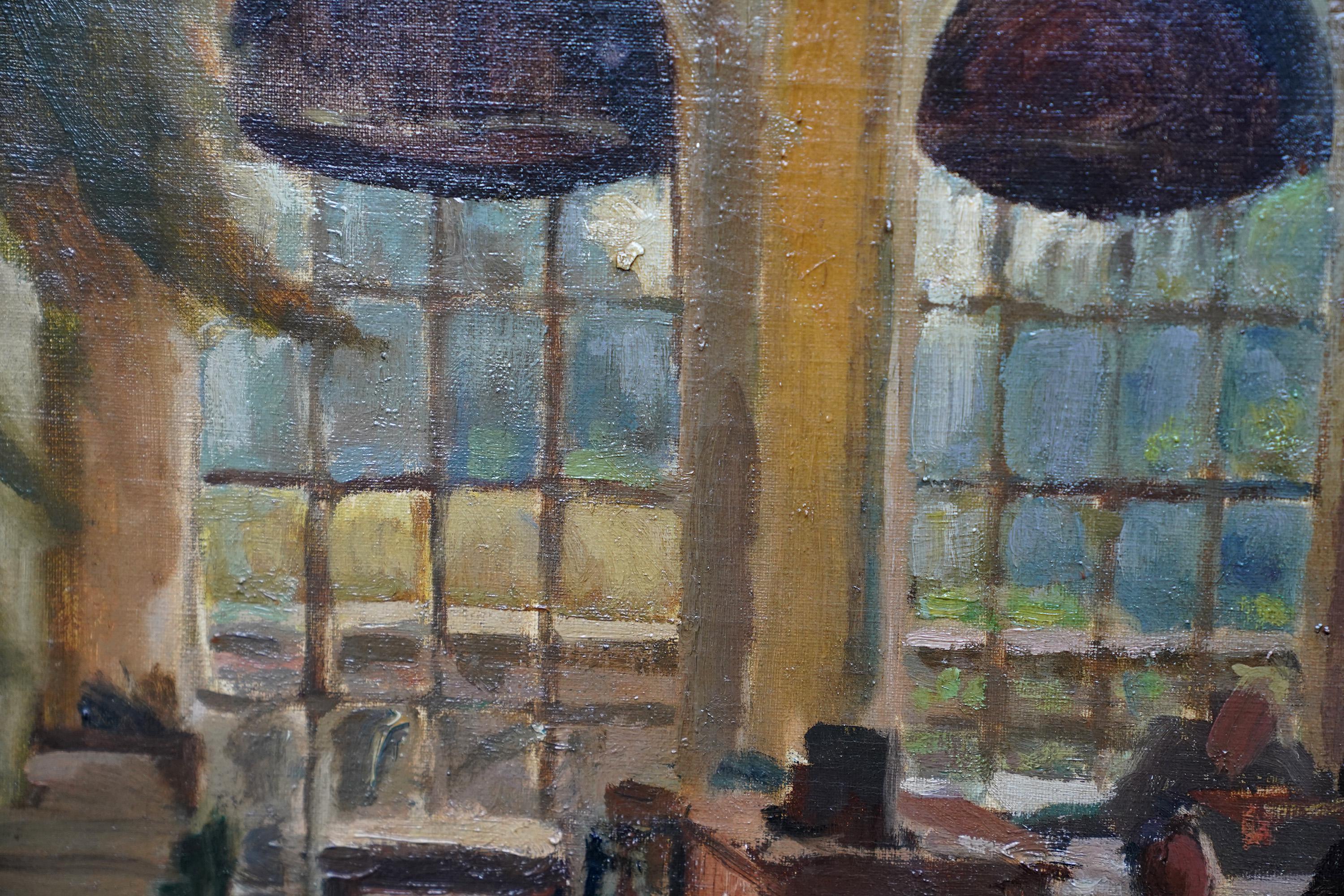 Pyzer Cowen - Office Interior - British 1920's Slade School Jewish art ...