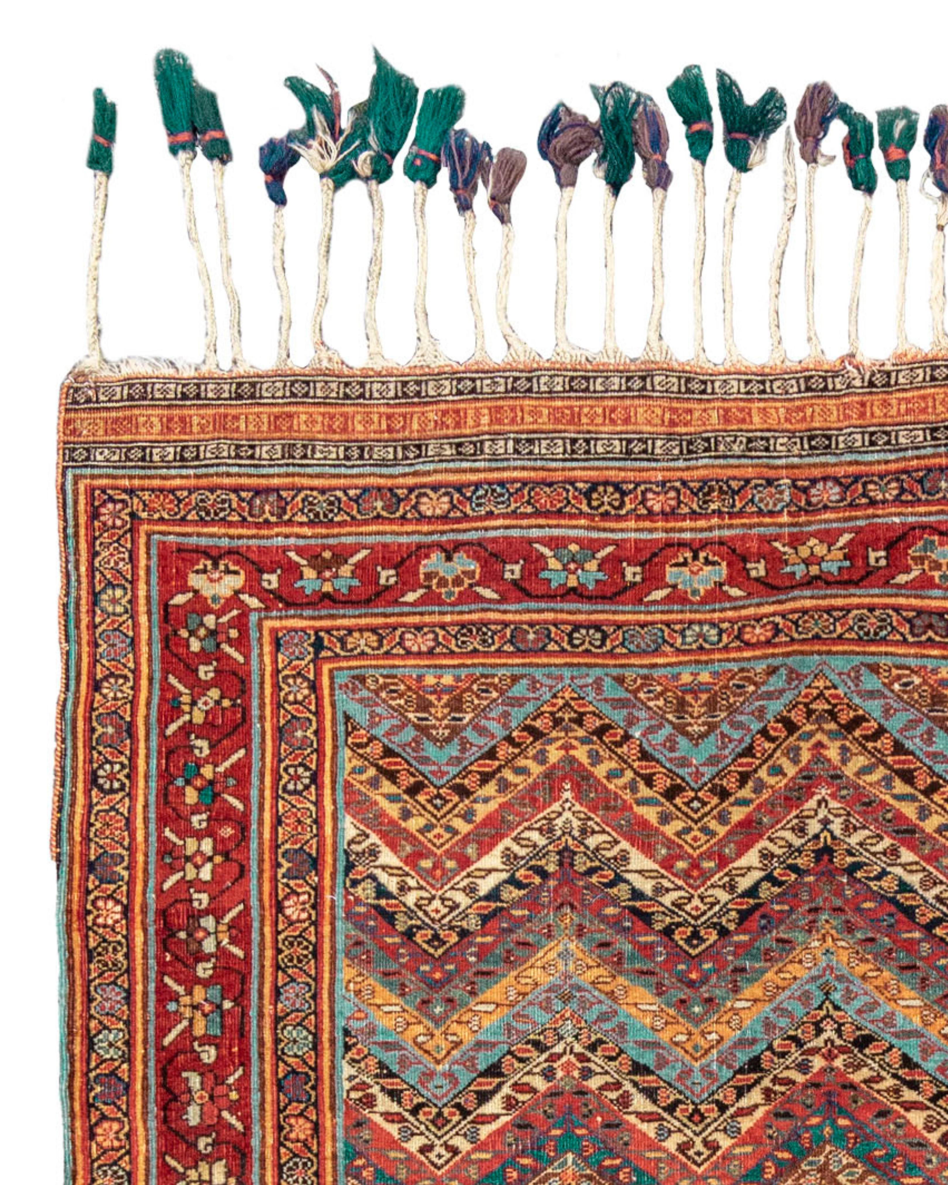 Antique Persian Qashqai Rug, 19th Century For Sale at 1stDibs