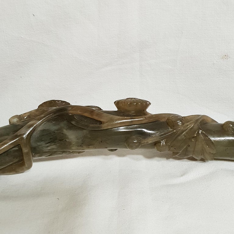 Qing Dynasty Chinese Green Jade Ruyi Scepter, 1900s For Sale at 1stDibs ...