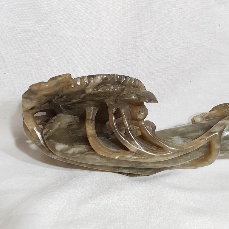 Qing Dynasty Chinese Green Jade Ruyi Scepter, 1900s For Sale at 1stDibs ...