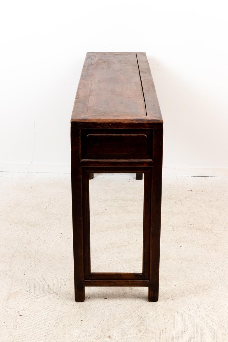 Qing Dynasty Long Altar Console Table at 1stDibs