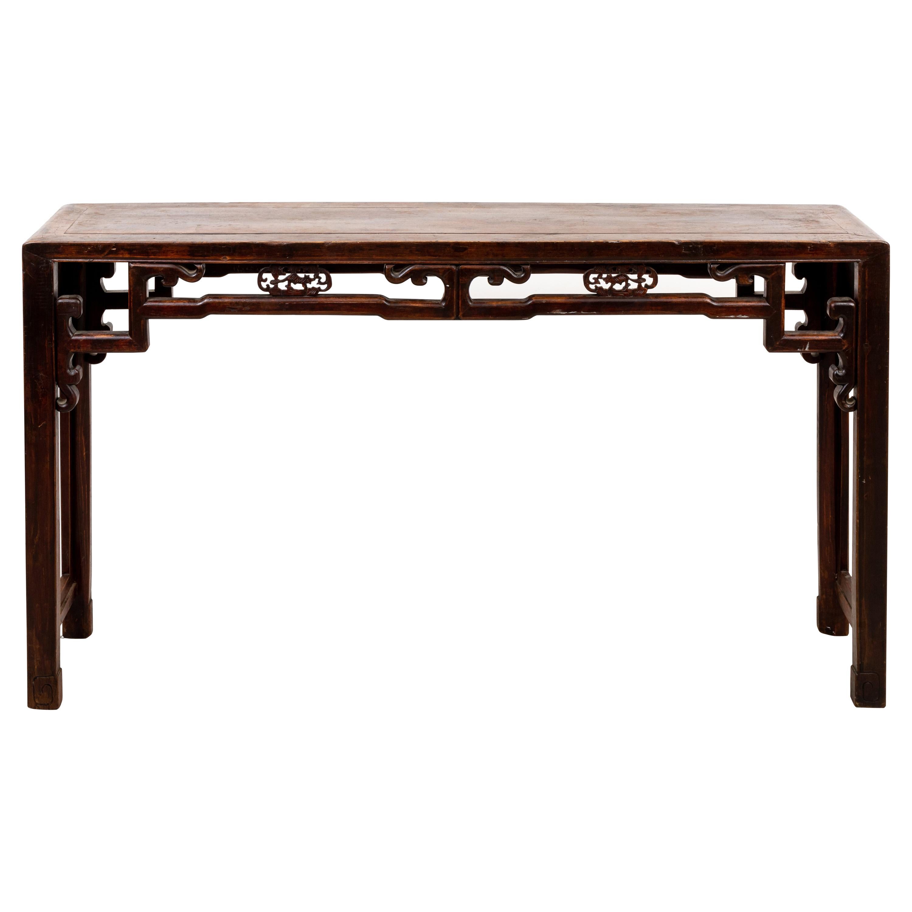 Qing Dynasty Chinese Rosewood Occasional Table at 1stDibs