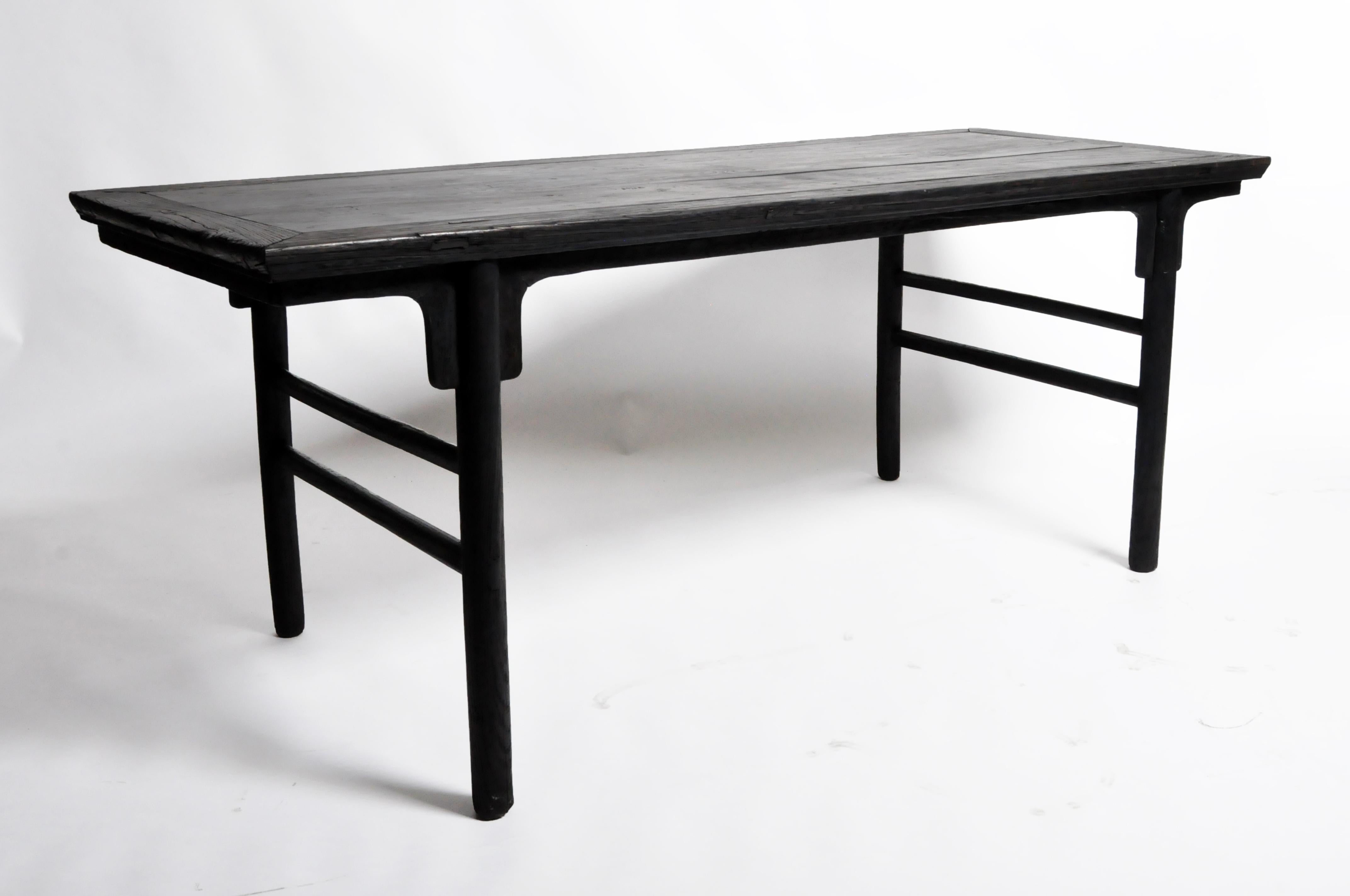 Qing Dynasty Painting Table with Round Legs at 1stDibs