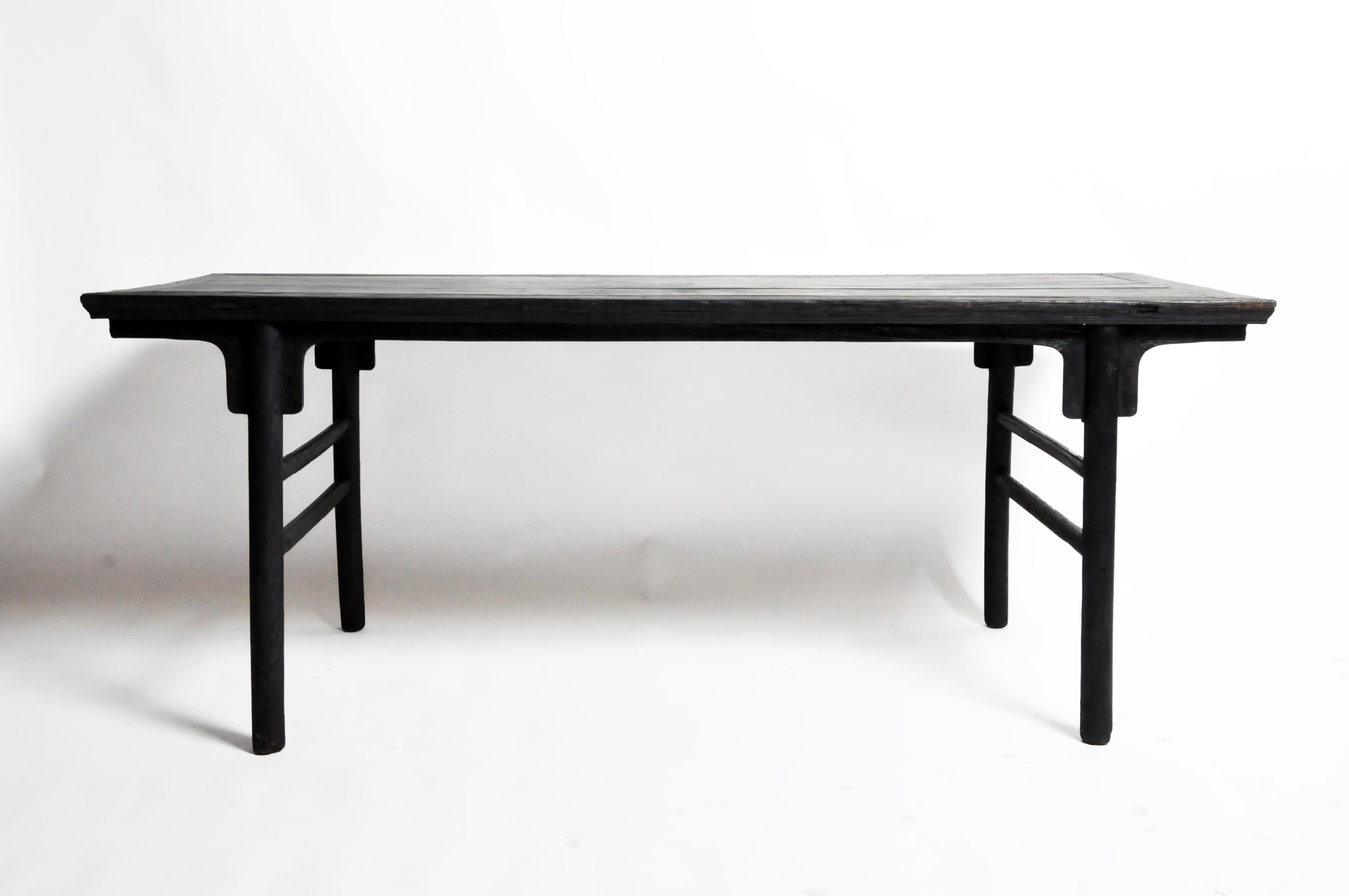 Qing Dynasty Painting Table with Round Legs at 1stDibs