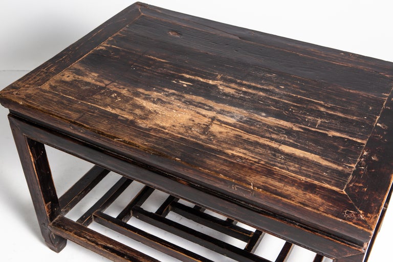 Qing Dynasty Side Table with Shelf at 1stDibs