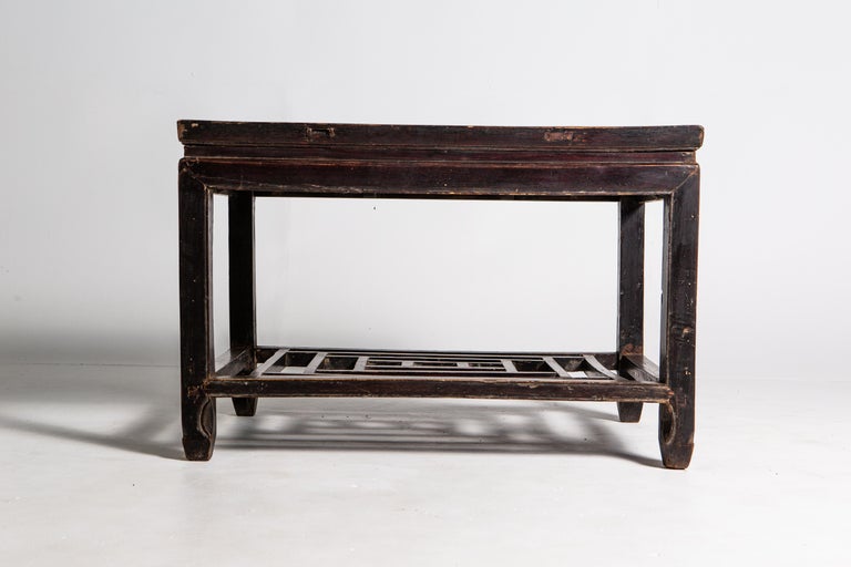 Qing Dynasty Side Table with Shelf at 1stDibs