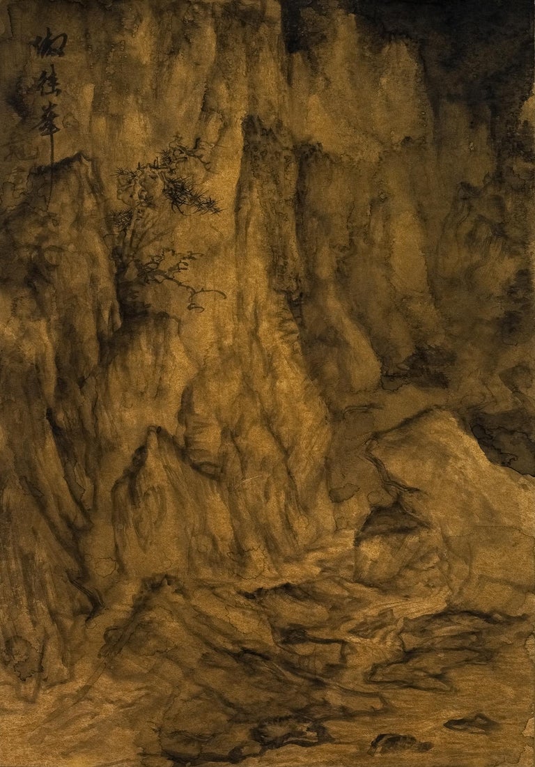 Qiu Ting - Contemporary Landscape painting by Qiu Ting- Peak Aolai For ...