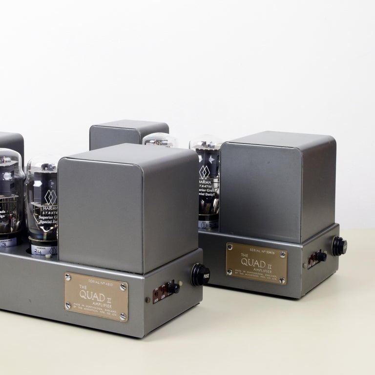 Quad II Amplifier Pair, 1953, Superb Power Amps, Serviced and Fully ...