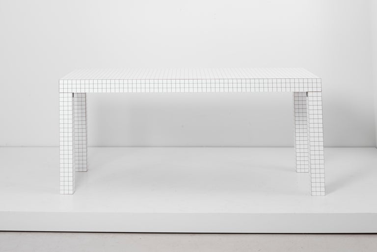 Quaderna Desk or Dining Table by Superstudio for Zanotta, Italy, 1970s ...