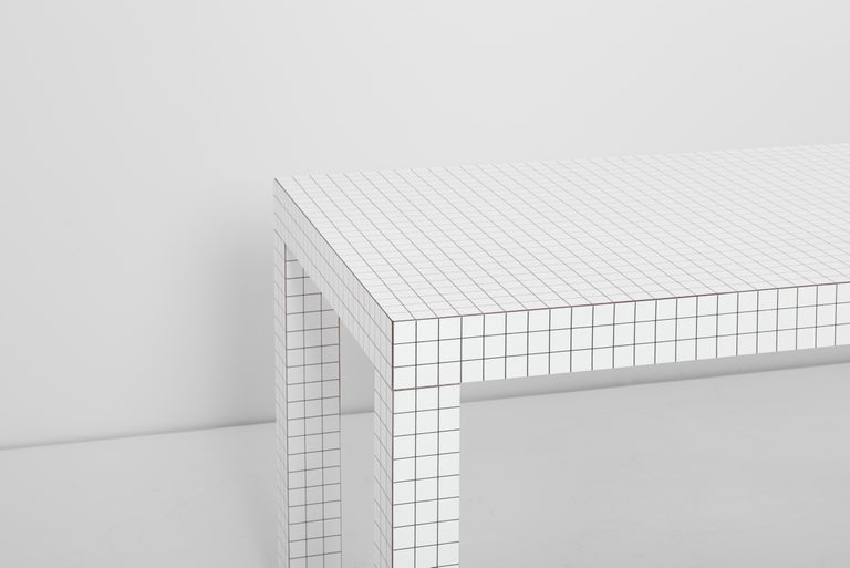 Quaderna Desk or Dining Table by Superstudio for Zanotta, Italy, 1970s at 1stDibs