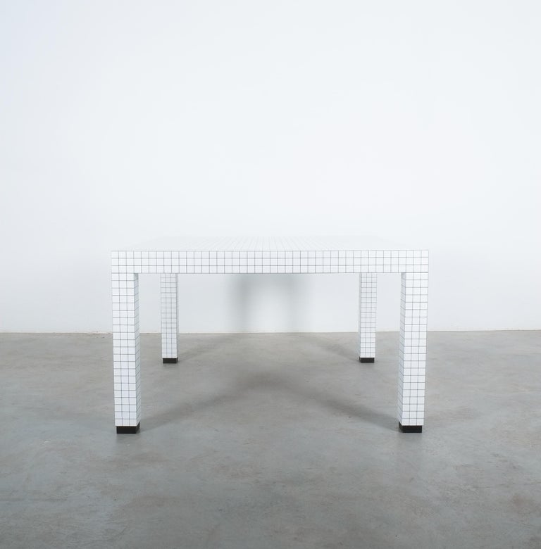 Quaderna Dining Table Superstudio for Zanotta, 1970s at 1stDibs