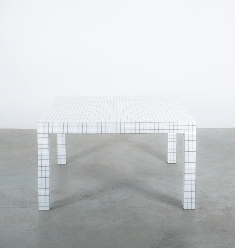 Quaderna Dining Table Superstudio for Zanotta, 1970s at 1stDibs