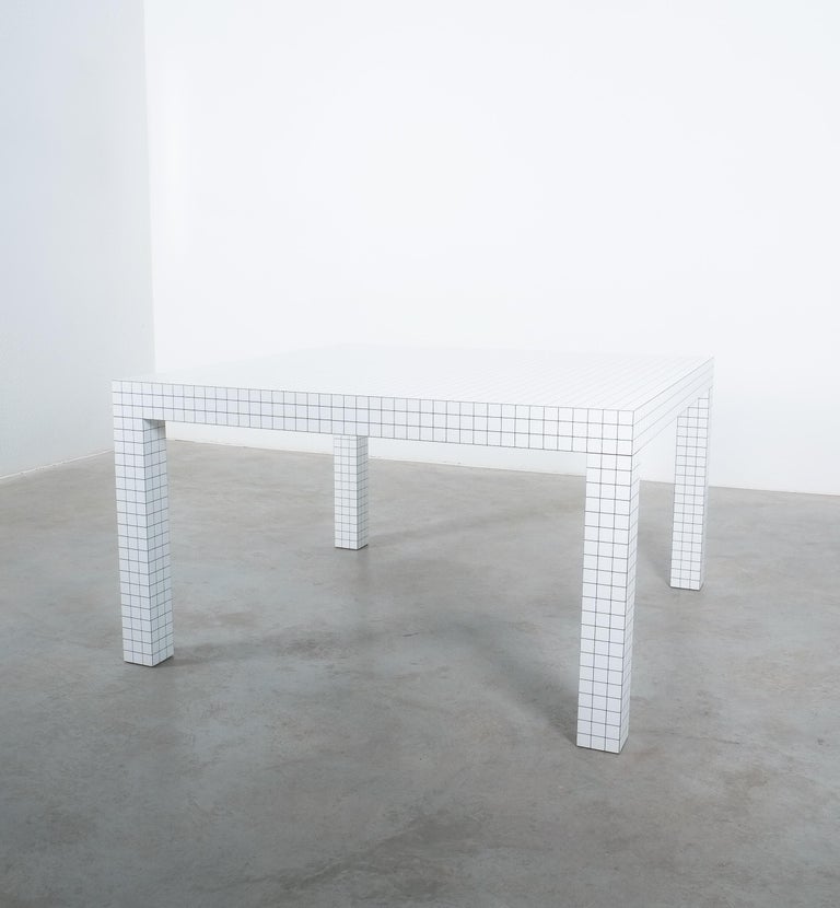 Quaderna Dining Table Superstudio for Zanotta, 1970s at 1stDibs