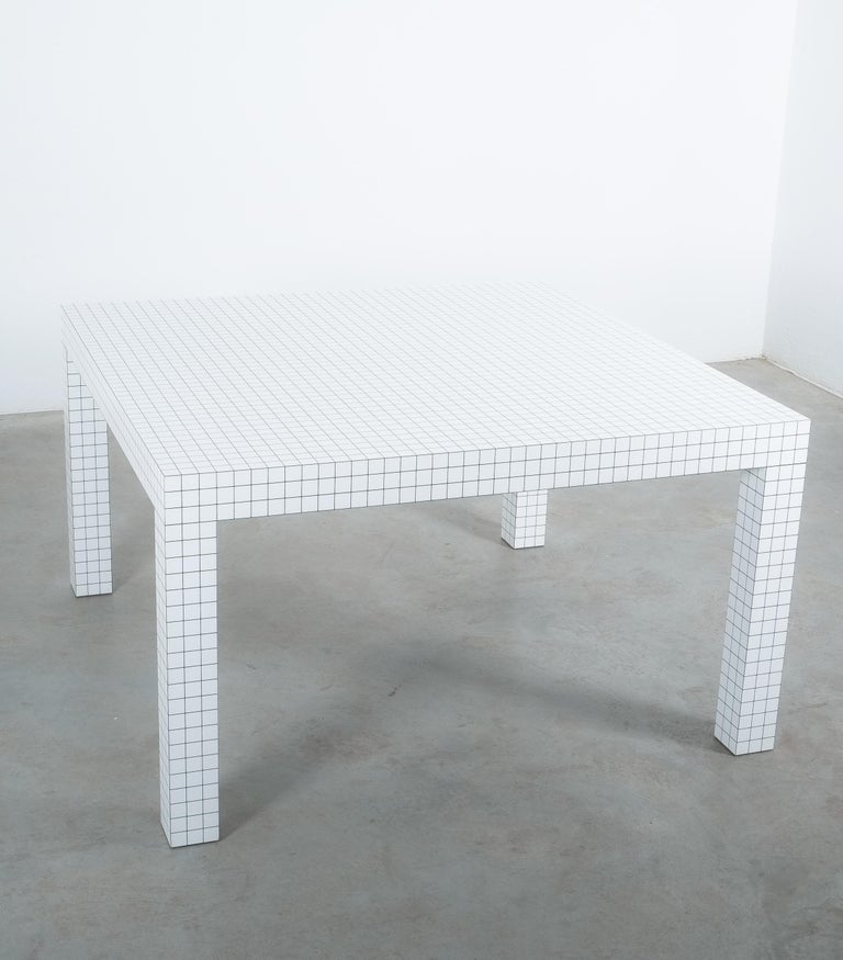 Quaderna Dining Table Superstudio for Zanotta, 1970s at 1stDibs