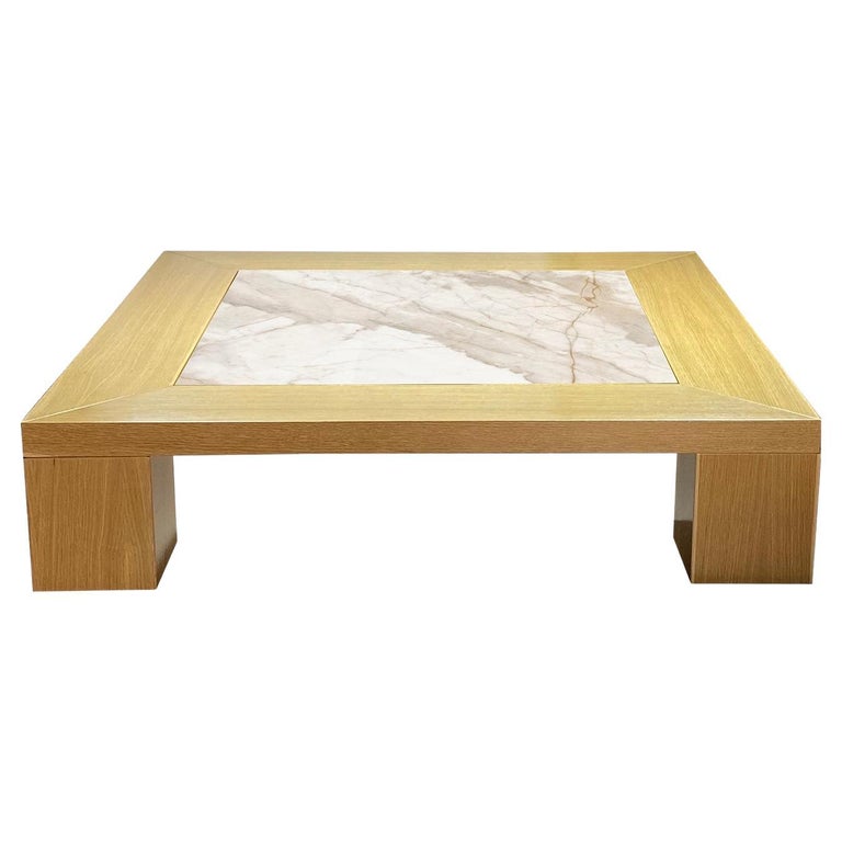 Quadro Calacatta Oro Coffee Table by Ferdinando Meccani For Sale at 1stDibs