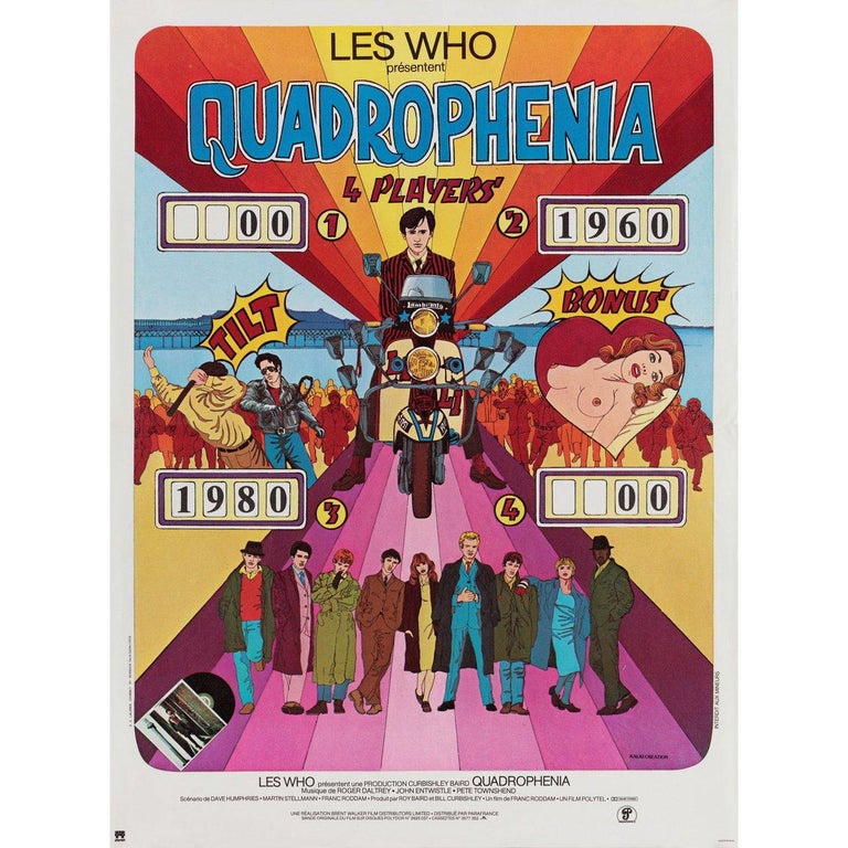 Quadrophenia 1979 French Petite Film Poster For Sale at 1stDibs