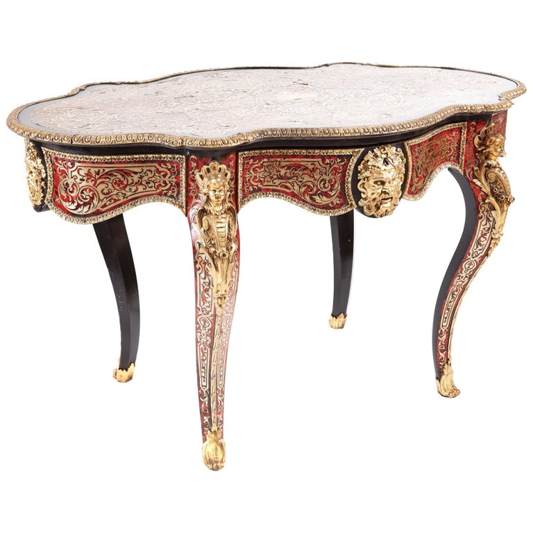 Quality Antique French Boulle Centre Table, circa 1850 at 1stDibs