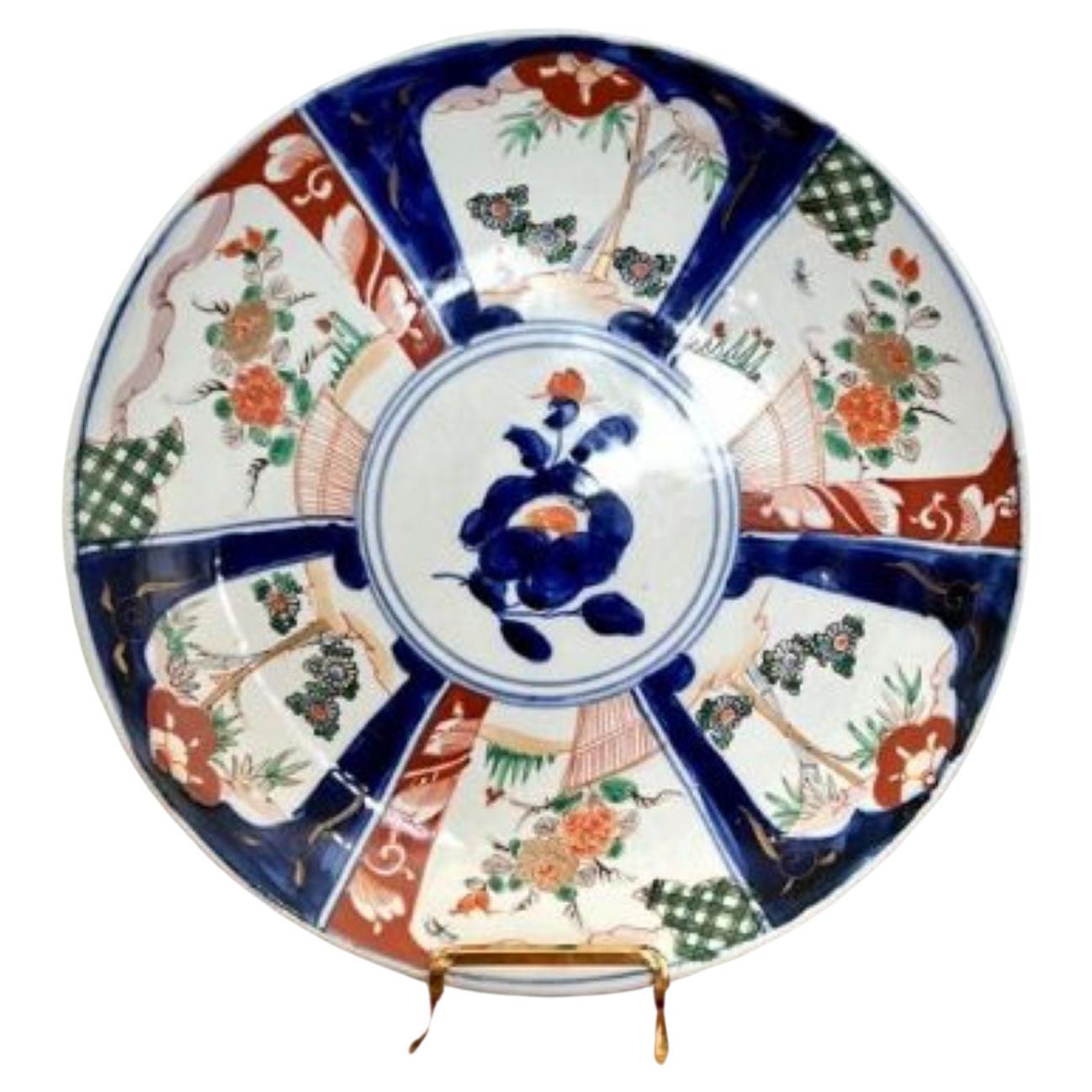 Quality antique Japanese blue and white imari scalloped edge plate For ...