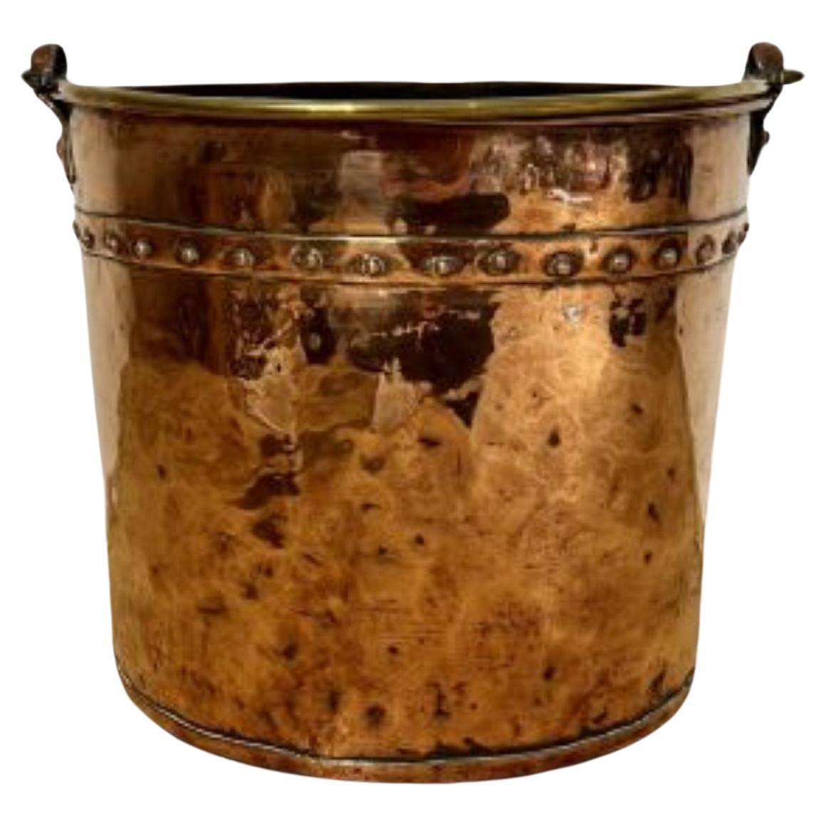 Antique Edwardian quality iron and copper scales and original iron ...