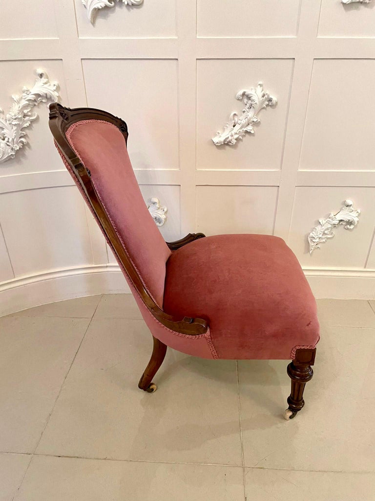 Quality Antique Victorian Walnut Ladies Chair For Sale at 1stDibs ...