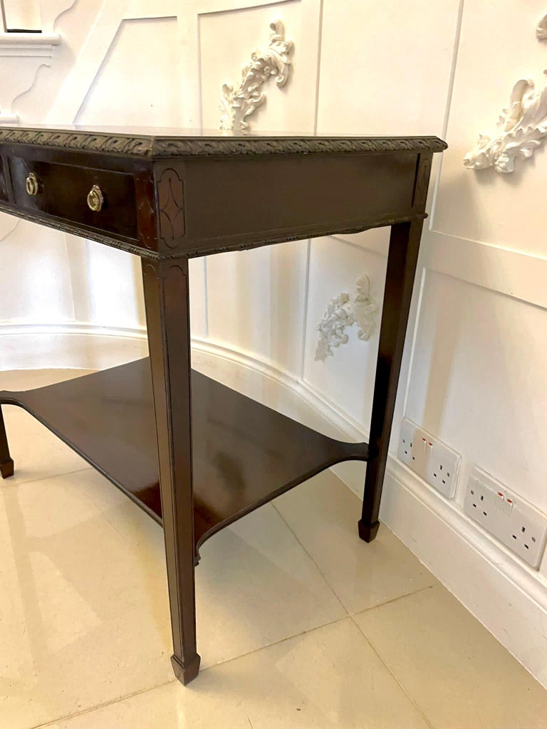 Quality Edwardian Mahogany Free Standing Side/Lamp Table For Sale at ...