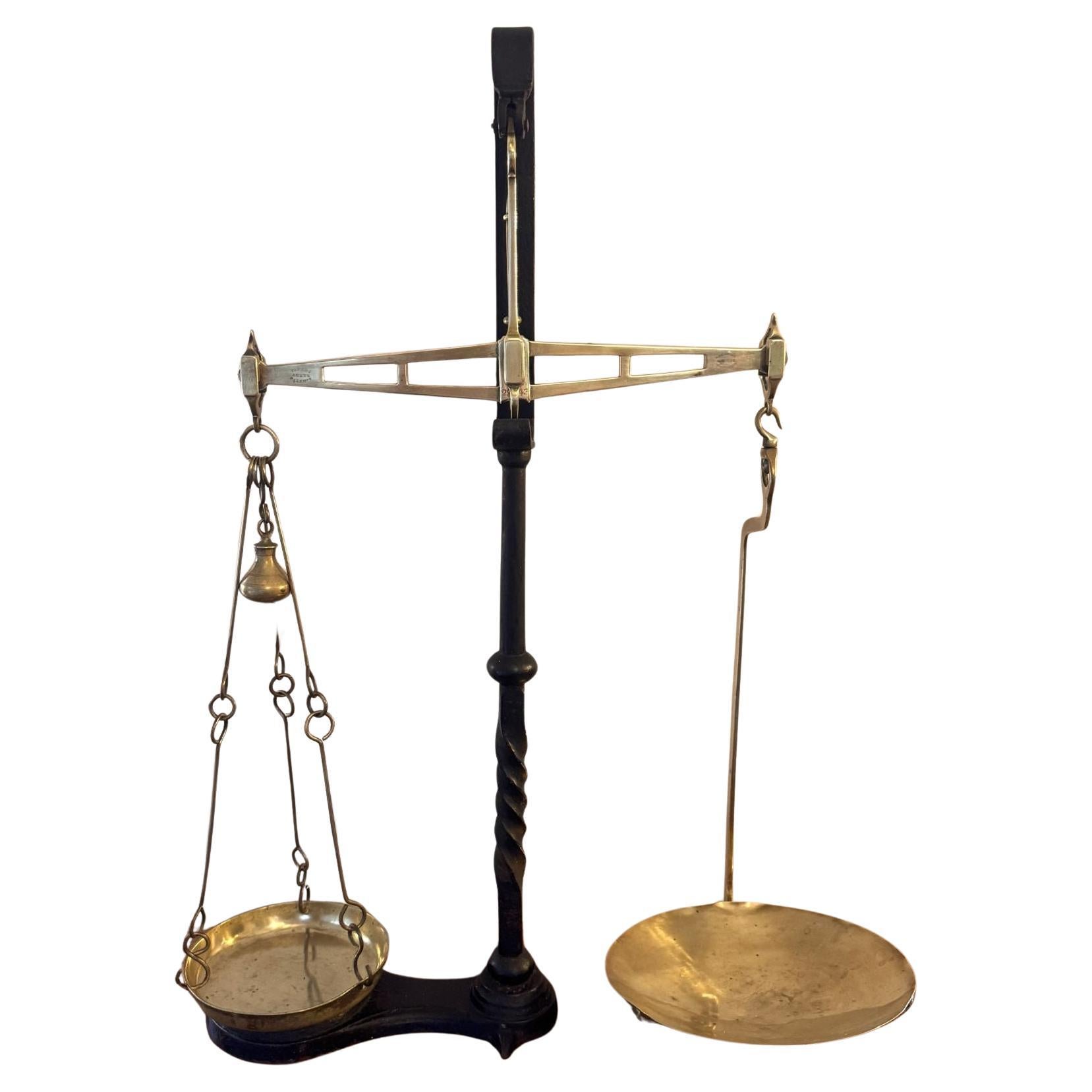 Victorian Bankers Brass Balance Scale by W and T Avery at 1stDibs ...
