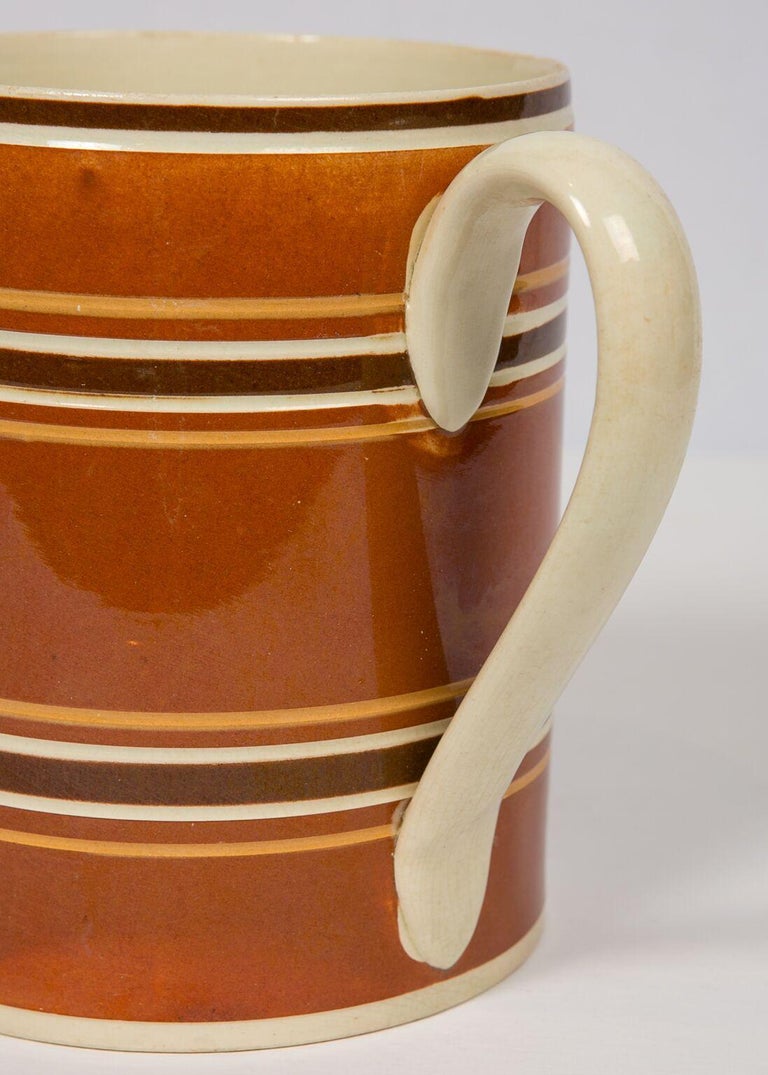Quart Size Mochaware Mug Made in England, circa 1810 at 1stDibs | quart ...