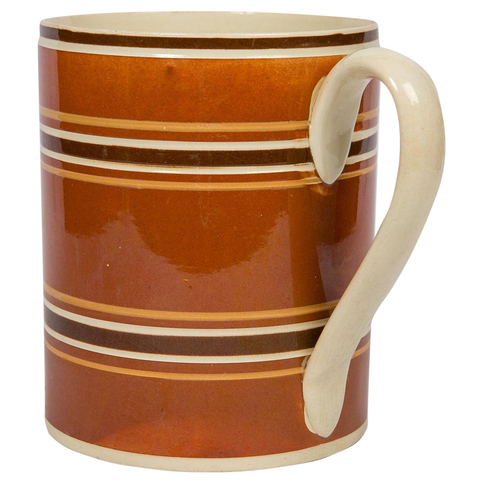 Quart Size Mochaware Mug Made in England, circa 1810 at 1stDibs | quart ...