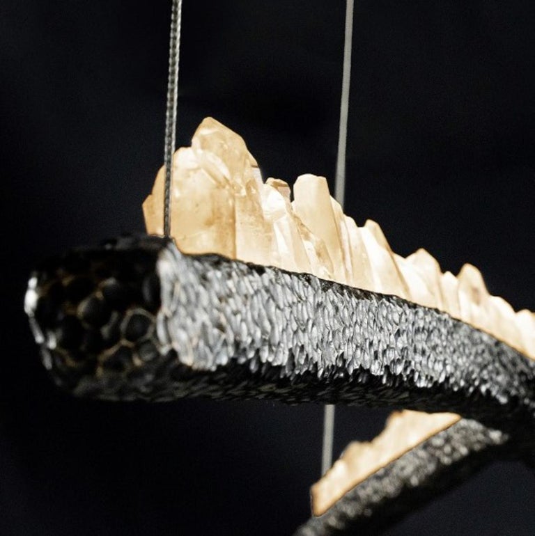 Quartz Pendant Light I by Aver For Sale at 1stDibs