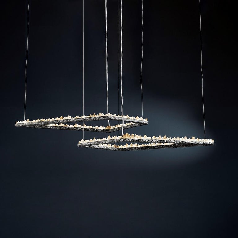 Quartz Pendant Light III by Aver For Sale at 1stDibs