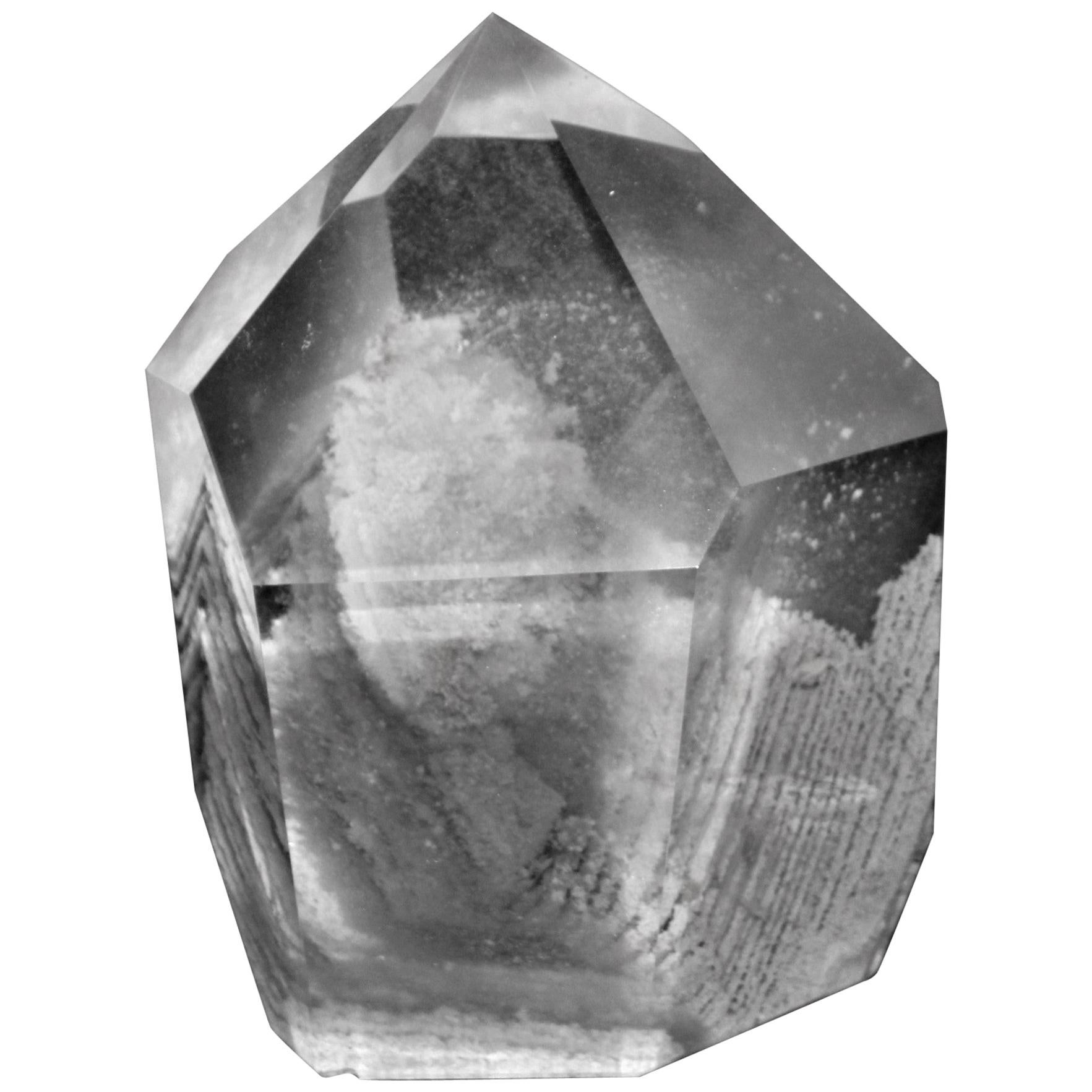 Quartz Crystal Collectible Pt, Special Internal Striations of Another ...