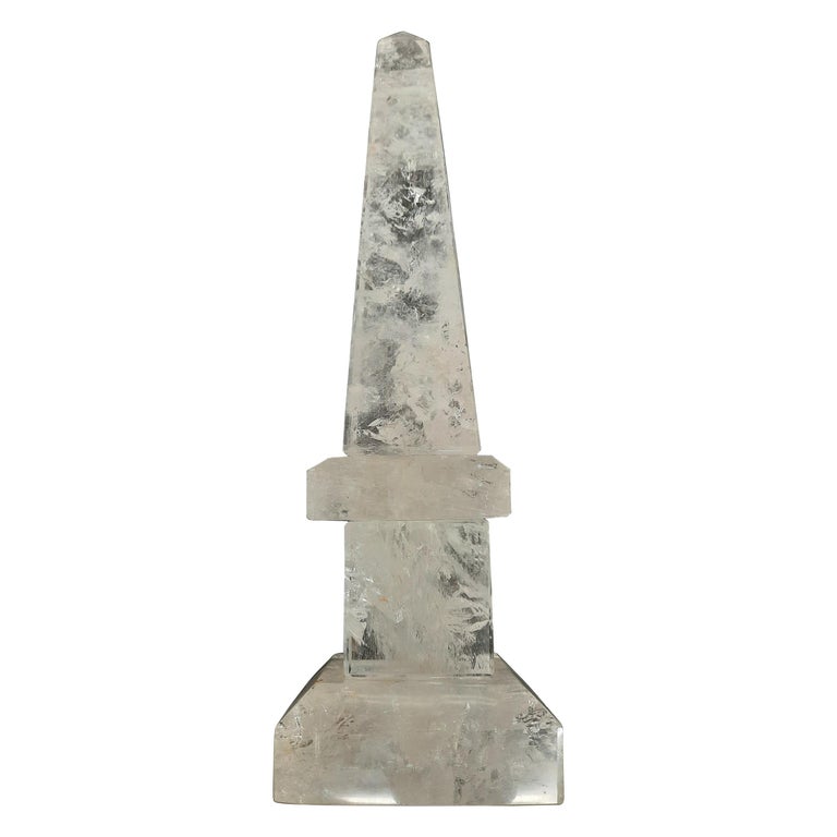 Quartz Crystal Obelisk For Sale at 1stDibs