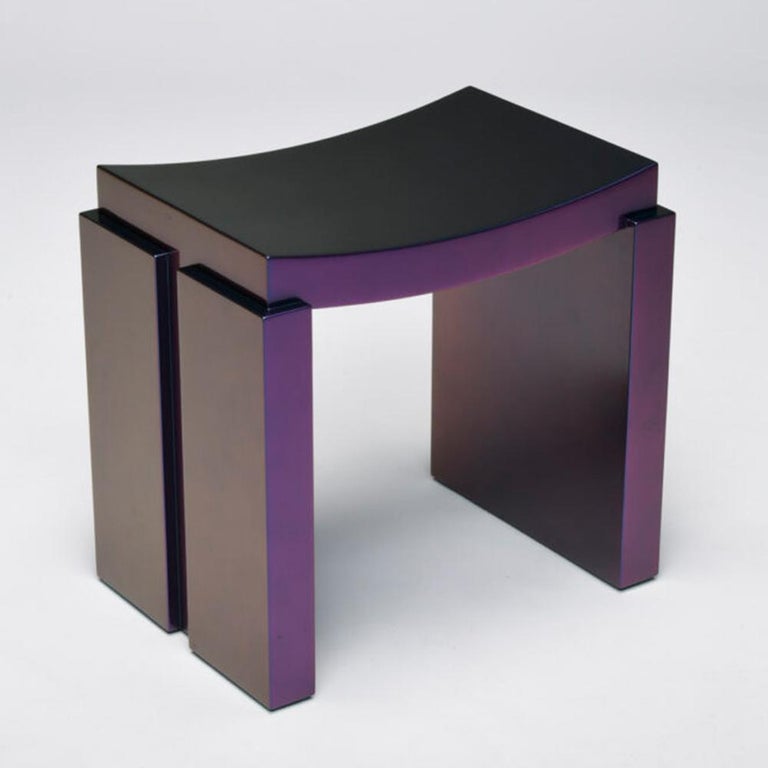 Quatre Stool in Chromillusion For Sale at 1stDibs