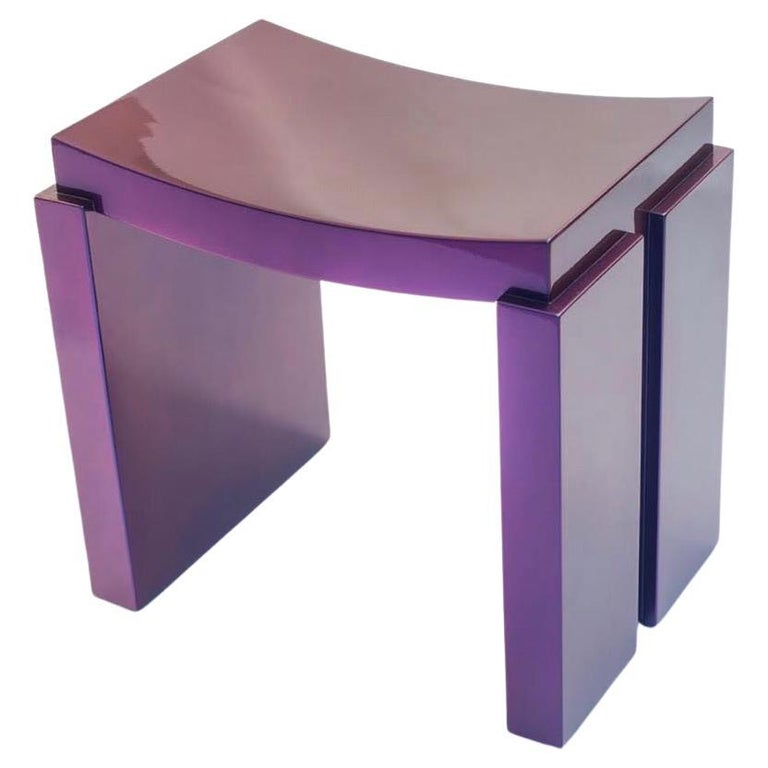 Quatre Stool in Chromillusion For Sale at 1stDibs