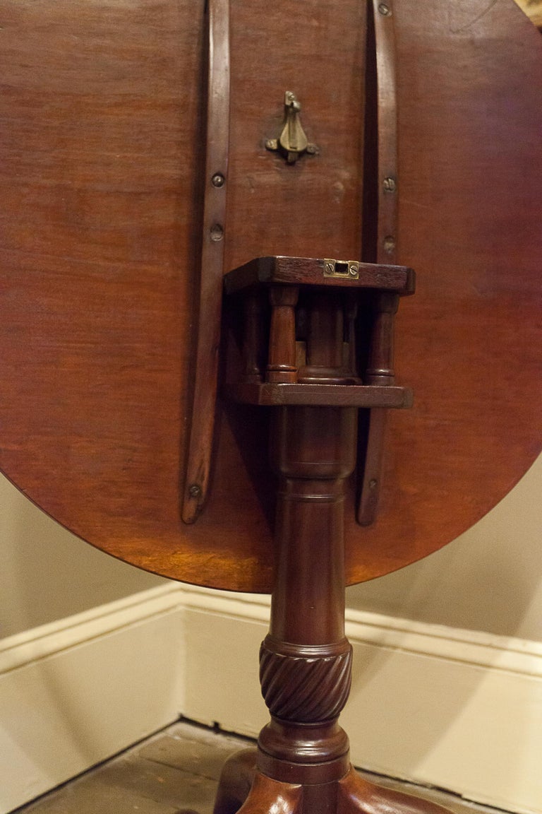 Queen Ann Revolving Birdcage Tip Top Table, New England, circa 1760 For ...