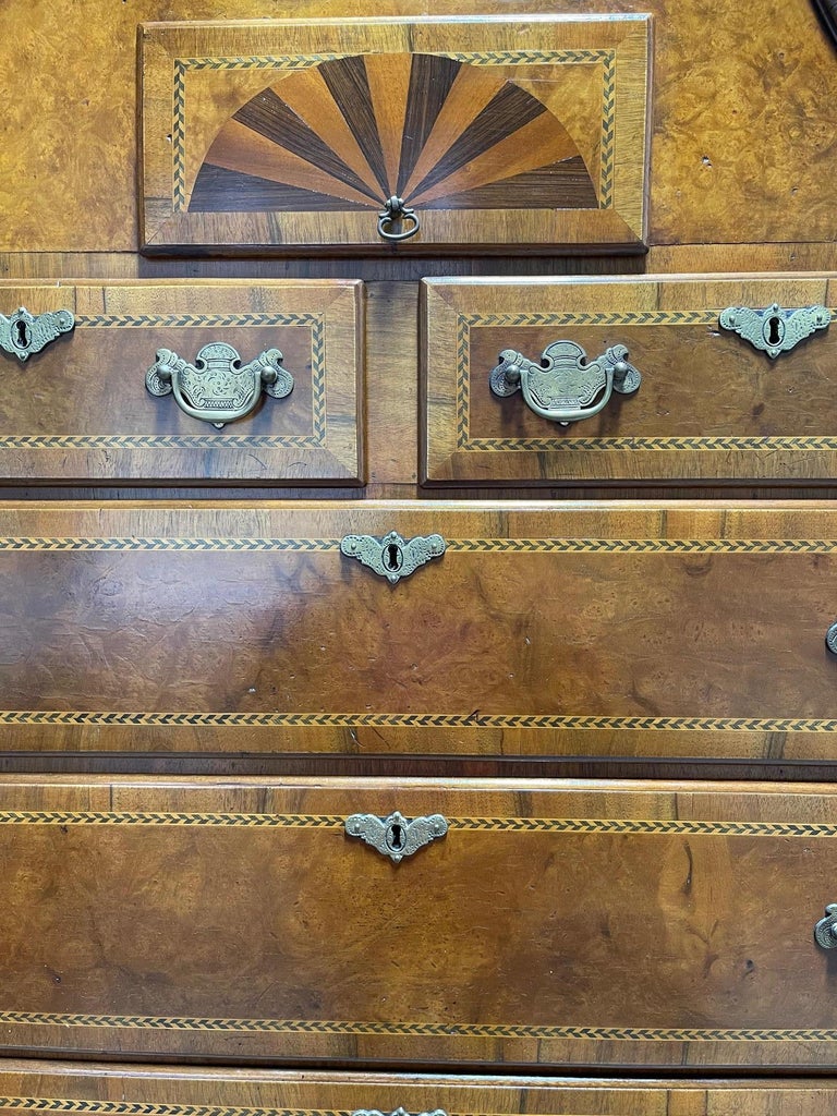 Queen Anne American Cherry Bonnet Top Highboy, 18th Century For Sale at ...