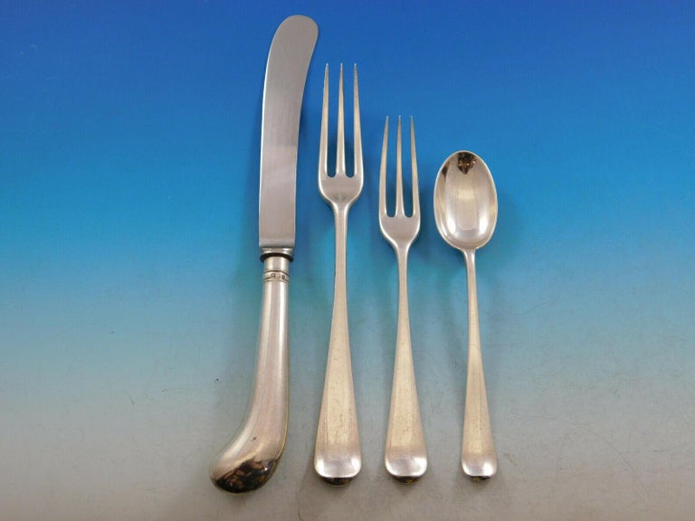 Queen Anne by James Robinson Sterling Silver Flatware Set Dinner 20 ...