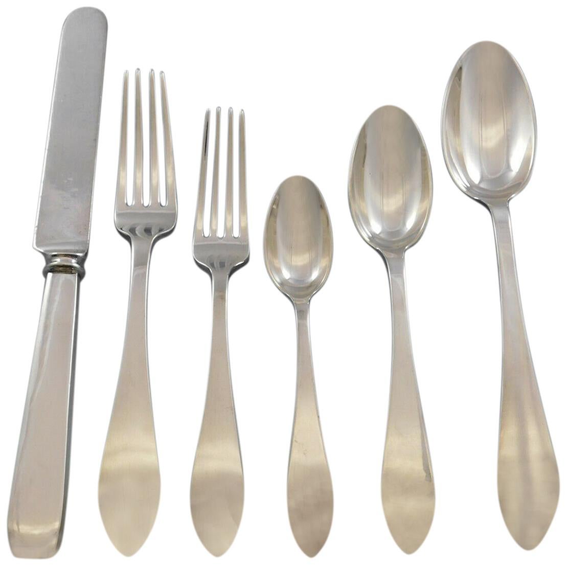 Queen Anne by Tiffany and Co Sterling Silver Flatware Set Service 72pcs ...