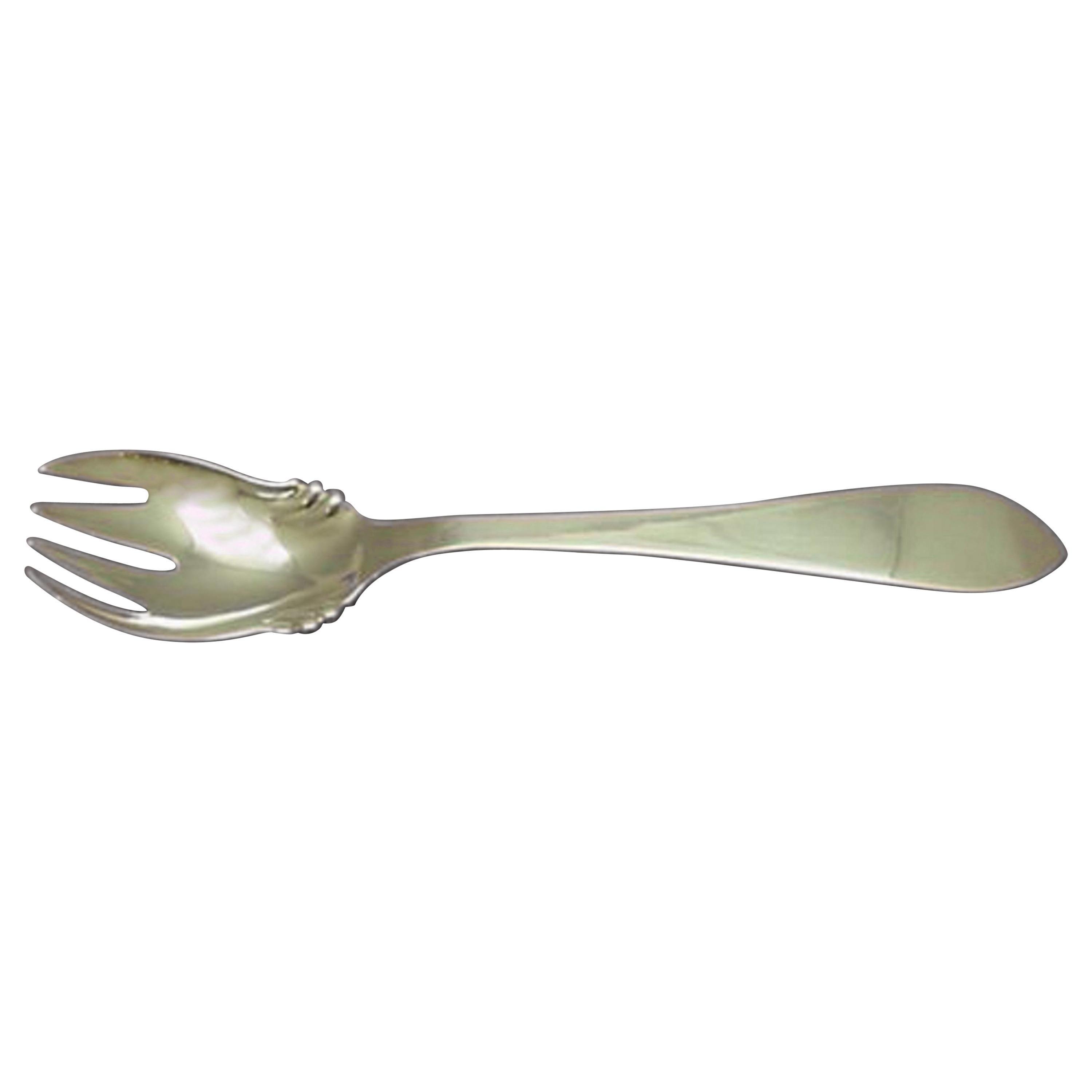 Queen Anne by Tiffany Sterling Silver Ice Cream Fork Original with Plain Edge For Sale at 1stDibs