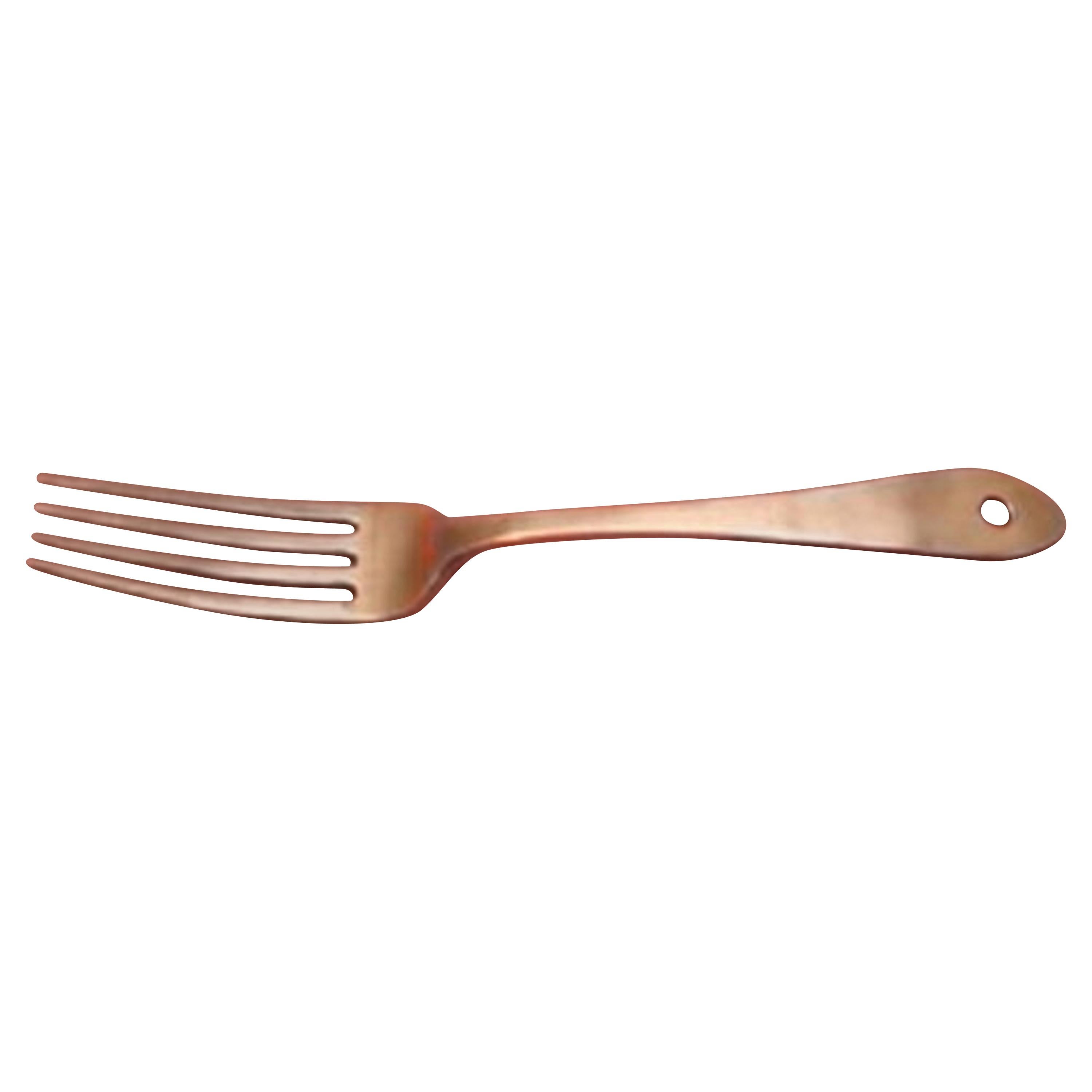 Queen Anne by Tiffany and Co. Rare Copper Sample Regular Fork Bendable ...