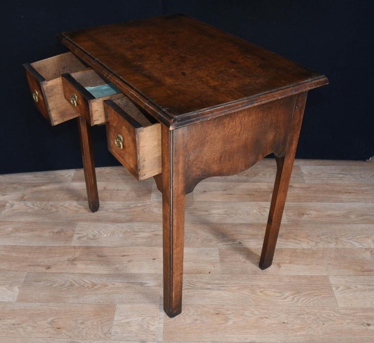 Queen Anne Low Boy Elm Wood Table 1820 For Sale at 1stDibs | low boy table