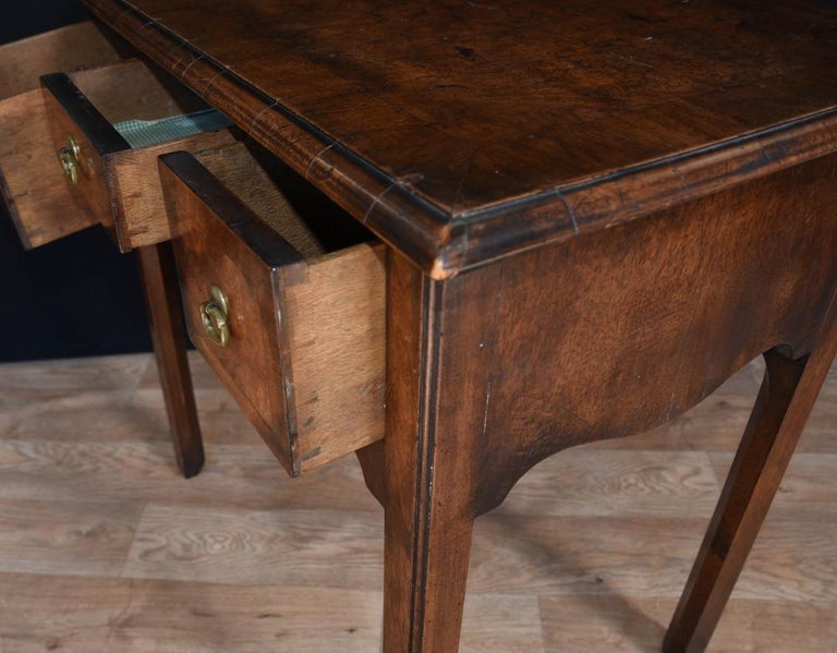 Queen Anne Low Boy Elm Wood Table 1820 For Sale at 1stDibs | low boy table