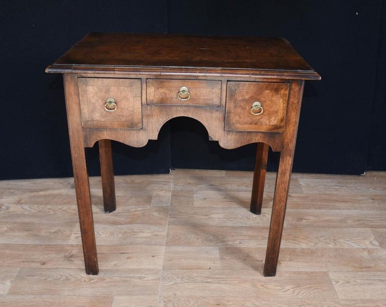 Queen Anne Low Boy Elm Wood Table 1820 For Sale at 1stDibs | low boy table