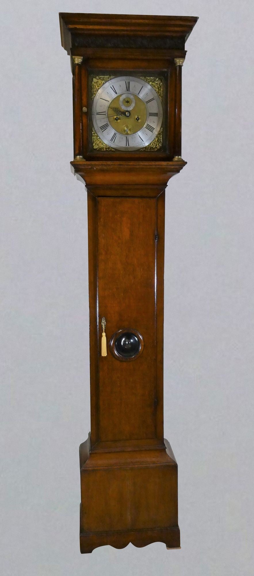 Queen Anne Oak Cased Longcase Clock by Joseph Davies, Ratcliffe Highway ...