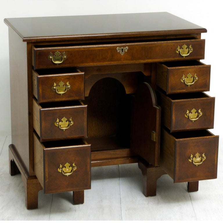 Queen Anne Style Walnut Desk For Sale at 1stDibs | queen anne desk for sale