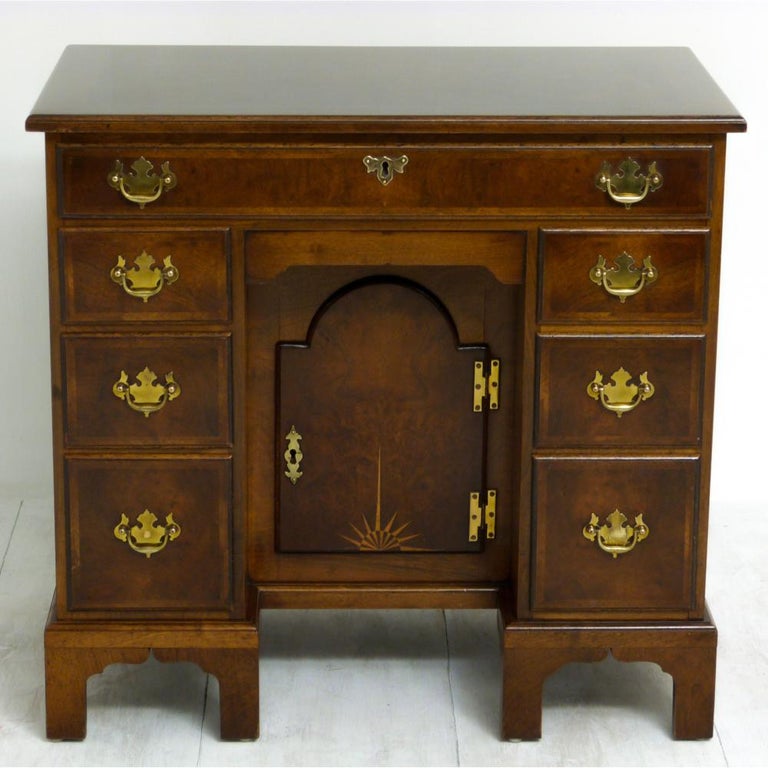 Queen Anne Style Walnut Desk For Sale at 1stDibs | queen anne desk for sale
