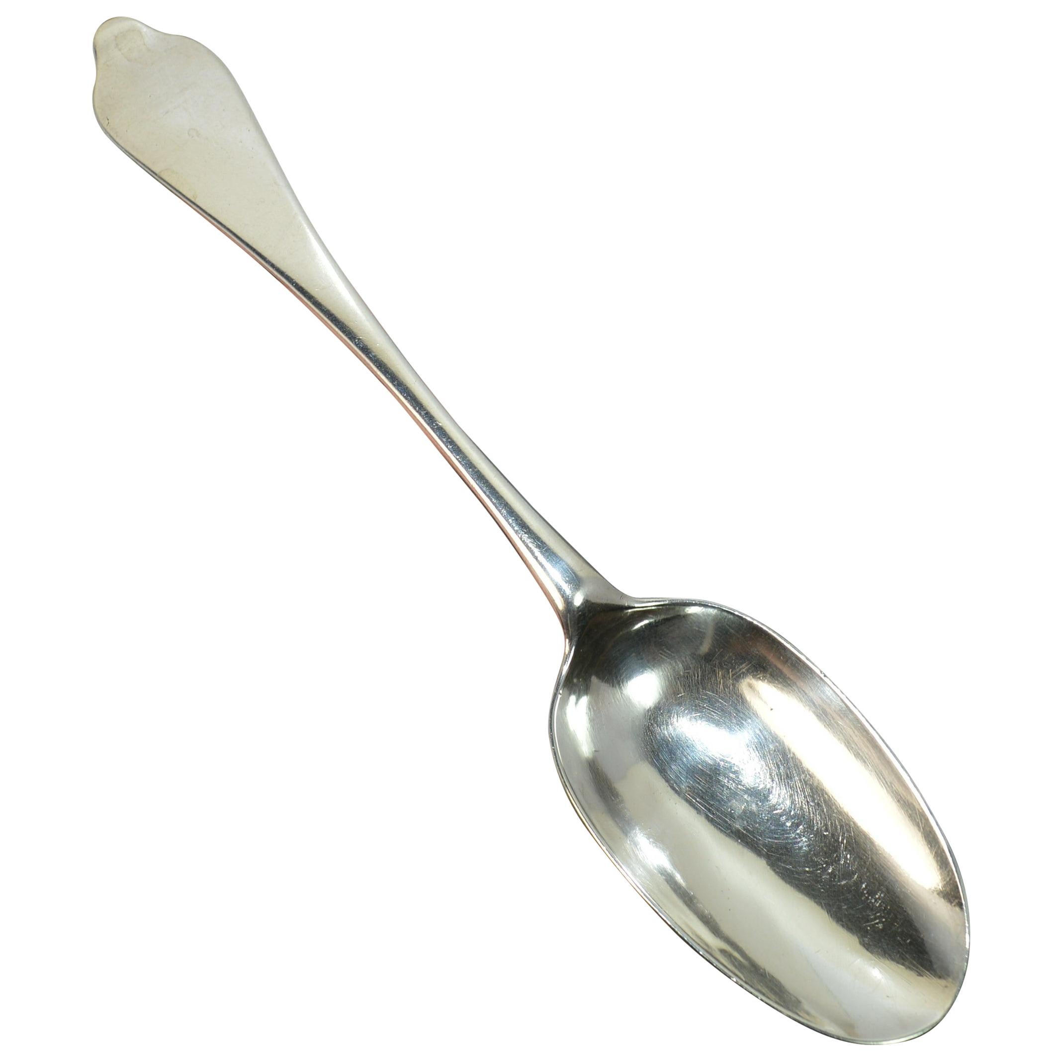 1700 English Silver Rat Tail Trefid Table Spoon For Sale at 1stDibs ...