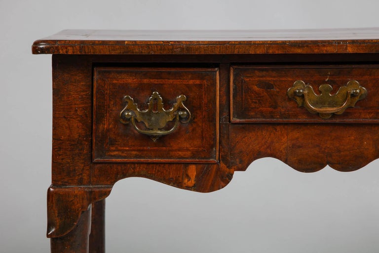 Queen Anne Walnut Lowboy at 1stDibs