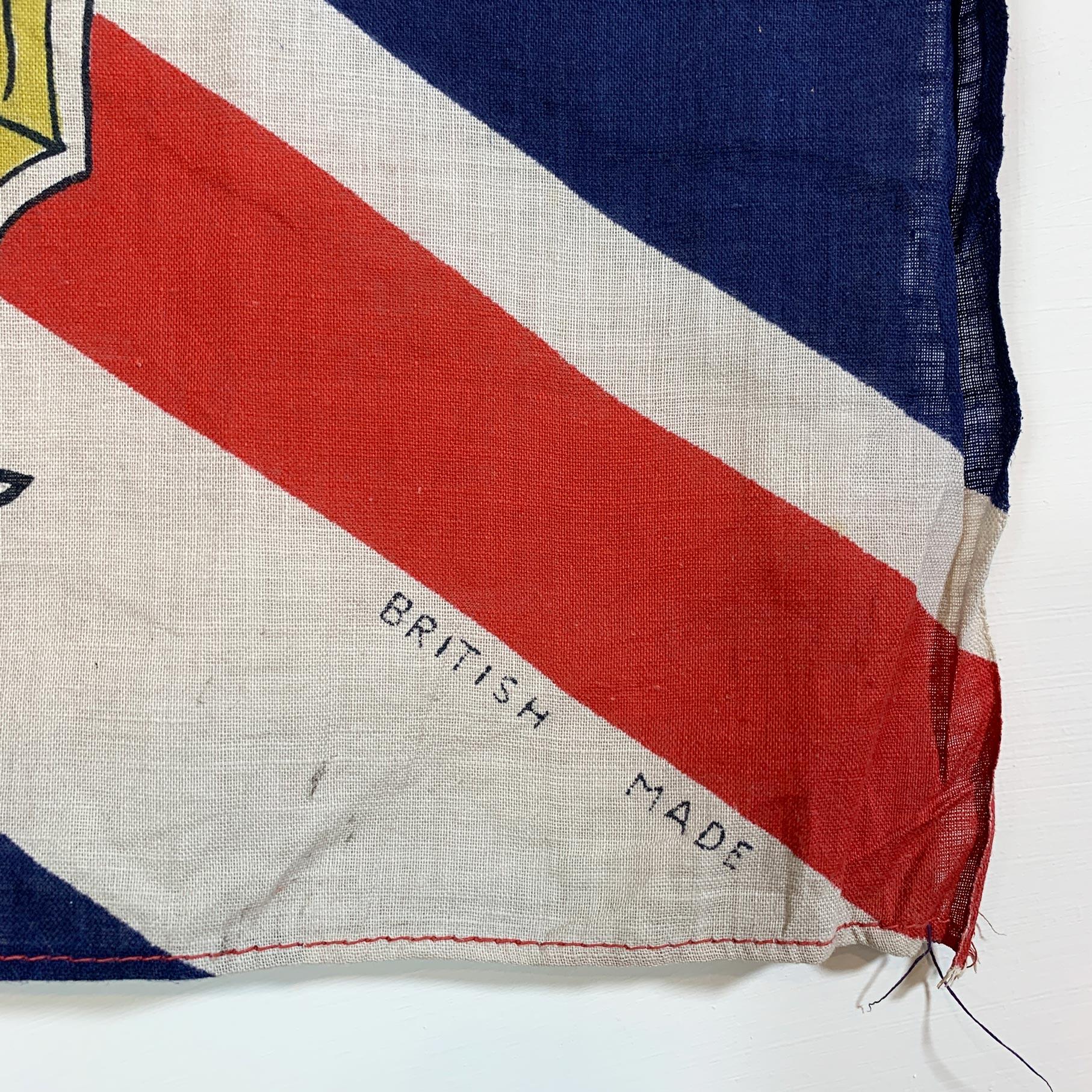 Queen Elizabeth II 1953 Royal Coronation Flag at 1stDibs | 1953 ...